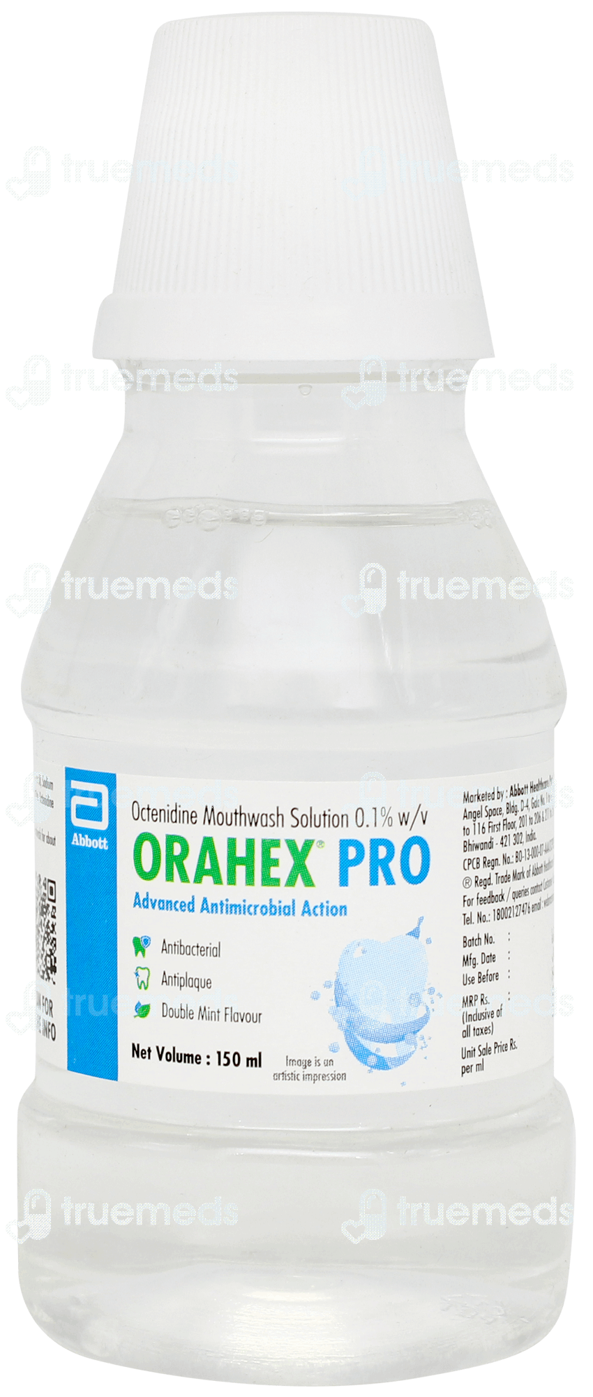 Orahex Pro Mouth Wash 150 Ml - Uses, Side Effects, Dosage, Price | Truemeds