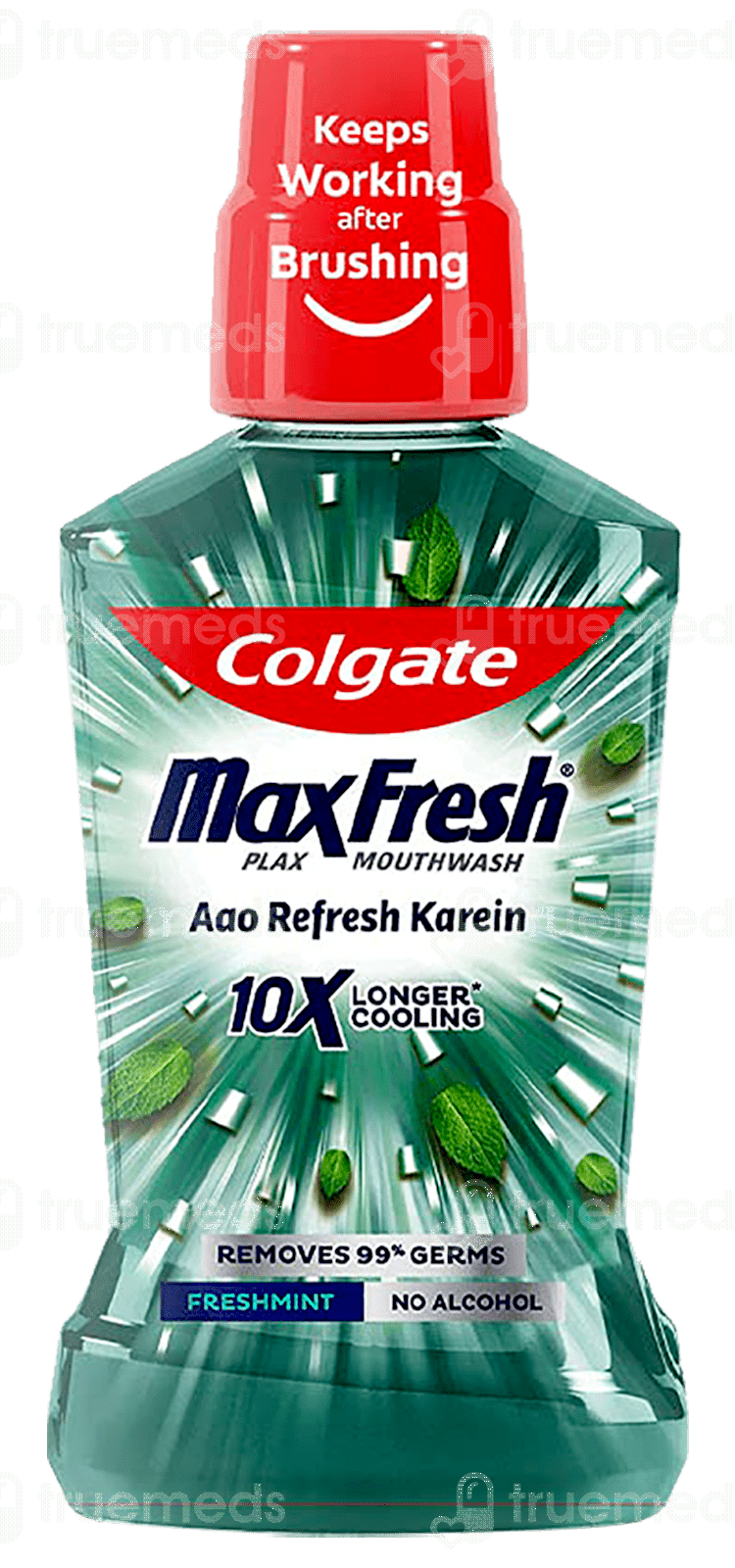 Colgate Maxfresh Plax Fresh Mint Flavour Mouth Wash 500 Ml - Uses, Side ...