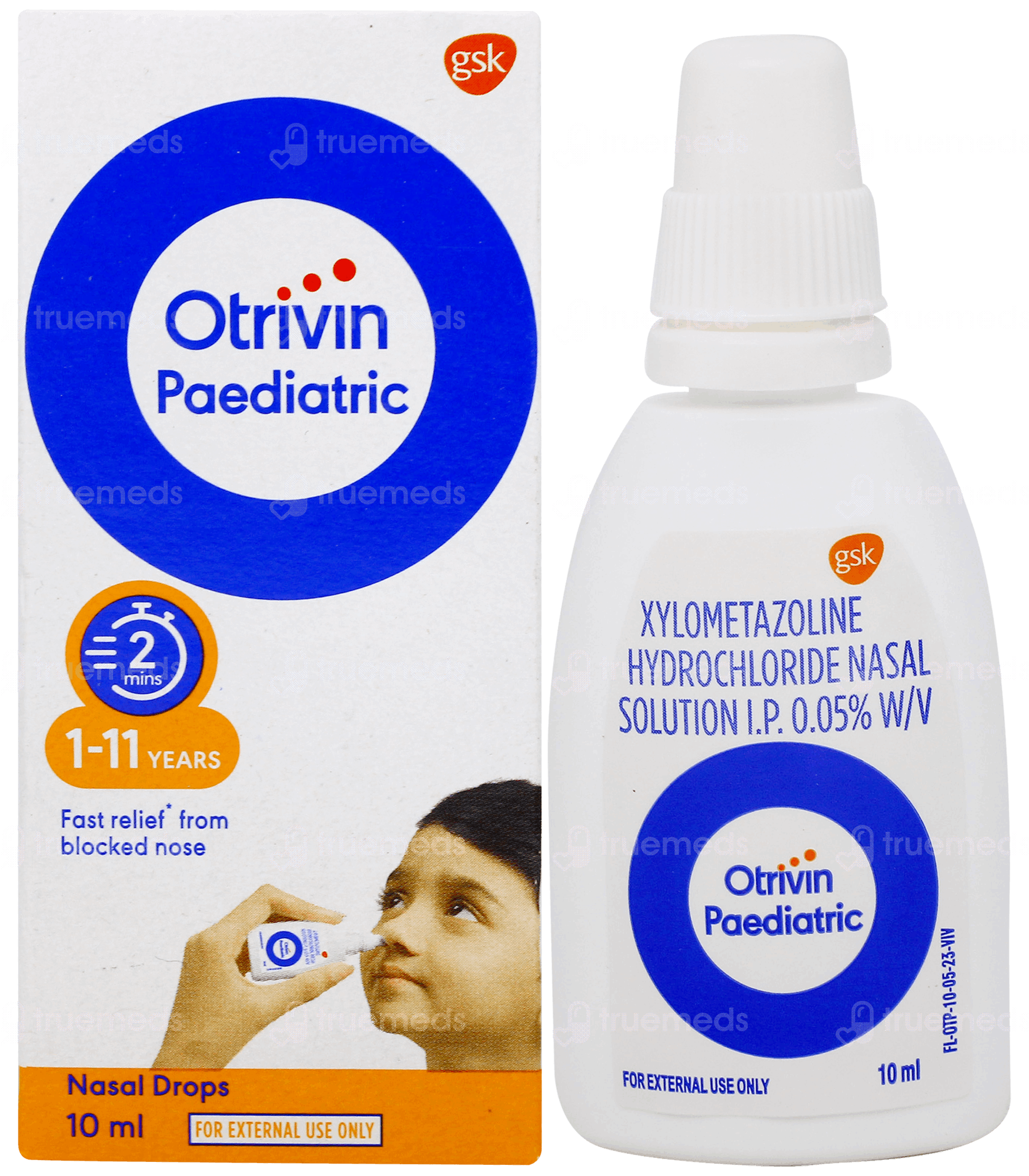 Otrivin Paediatric Nasal Drops 10 ML | Order Otrivin Paediatric Nasal ...