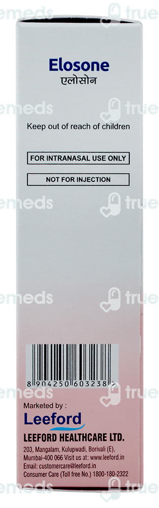 Elosone 50 Mcg Nasal Spray 10 Ml - Uses, Side Effects, Dosage, Price ...