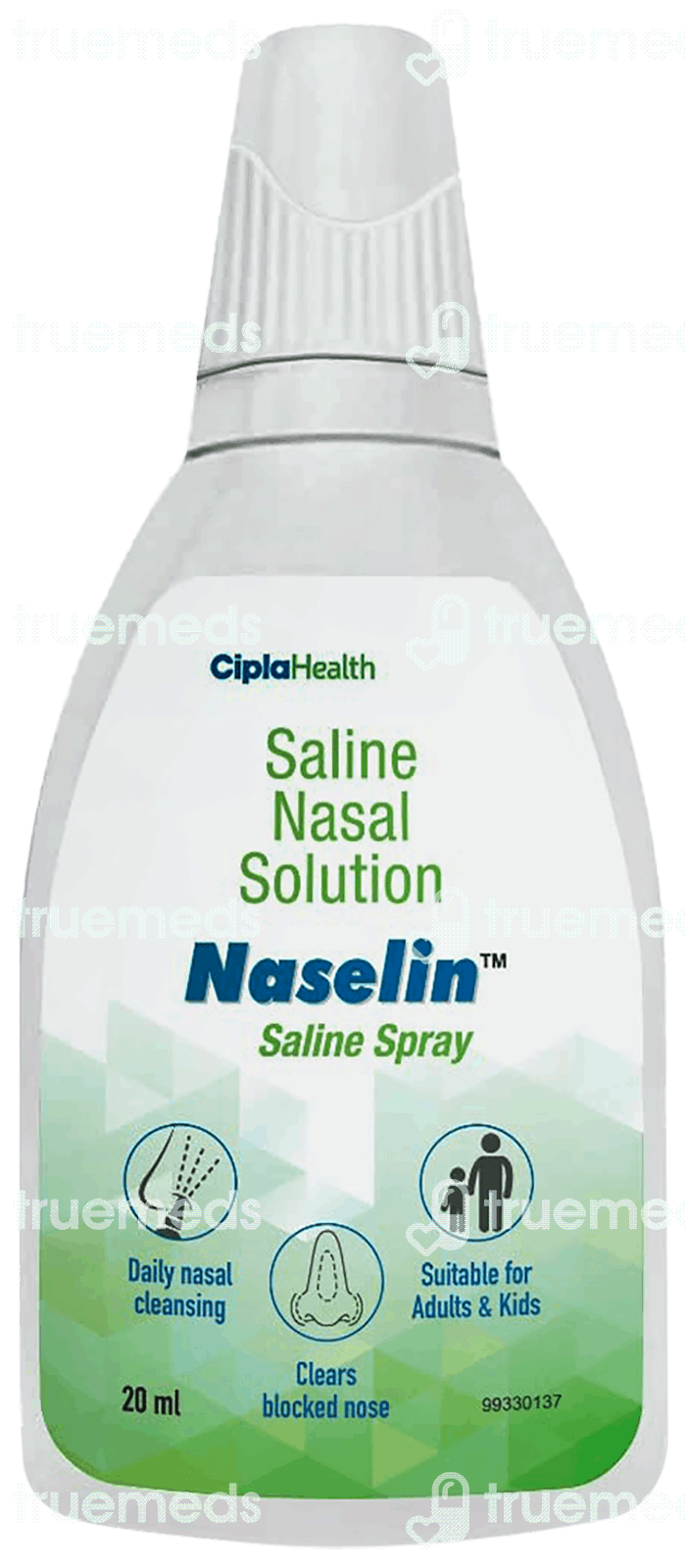 Naselin Saline Spray 20 Ml - Uses, Side Effects, Dosage, Price | Truemeds