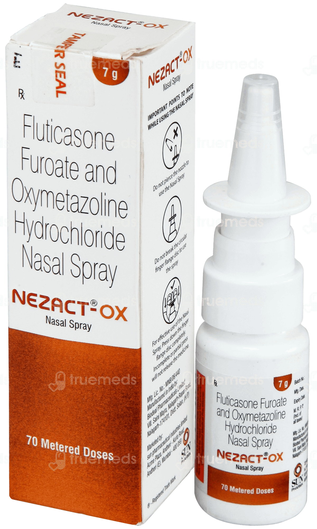 Nezact Ox Nasal Spray 7gm - Uses, Side Effects, Dosage, Price | Truemeds