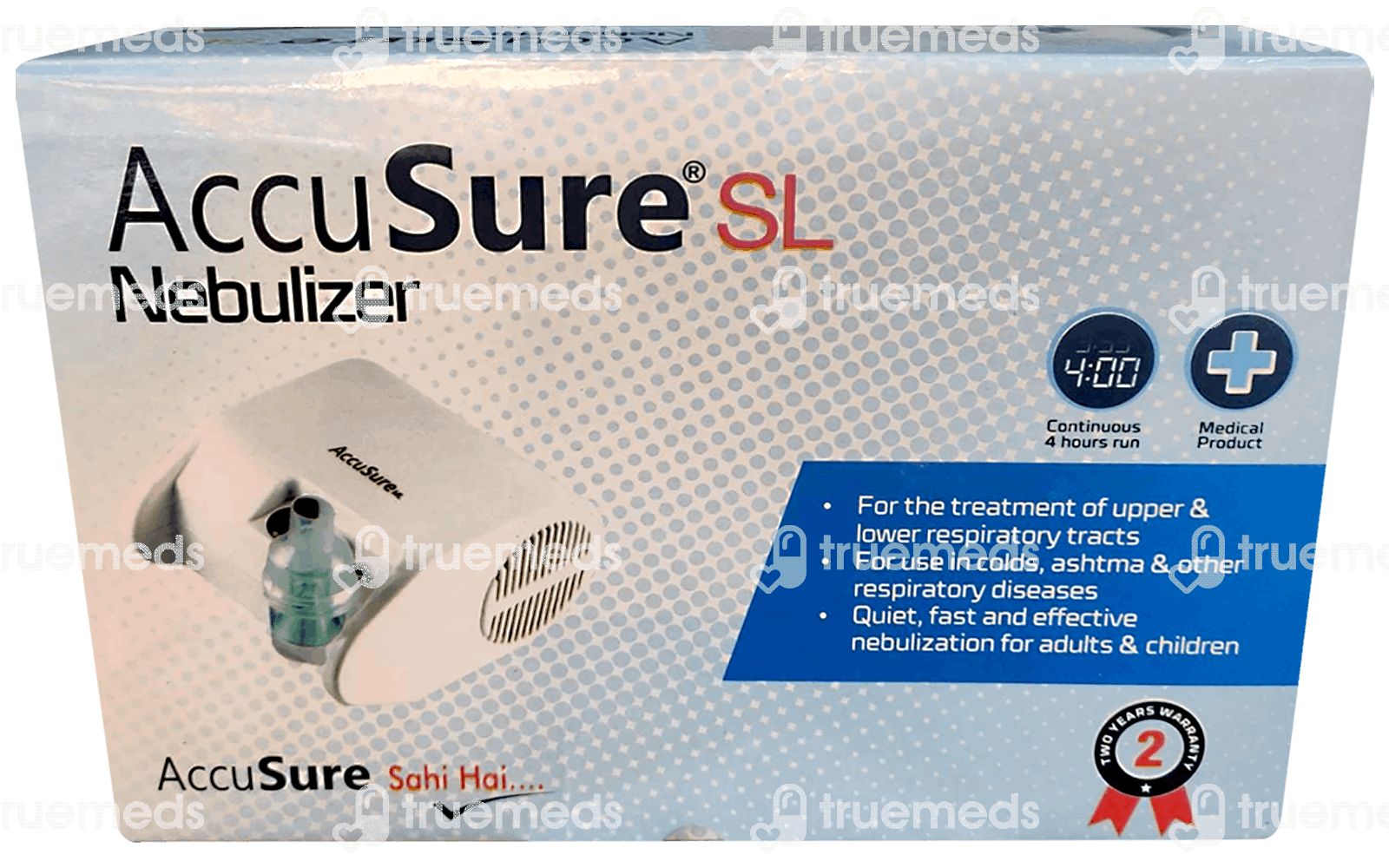 Accusure Nebulizer Sl 1 - Uses, Side Effects, Dosage, Price | Truemeds