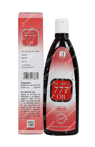 Dr Jrks 777 Oil 200 Ml - Uses, Side Effects, Dosage, Price | Truemeds