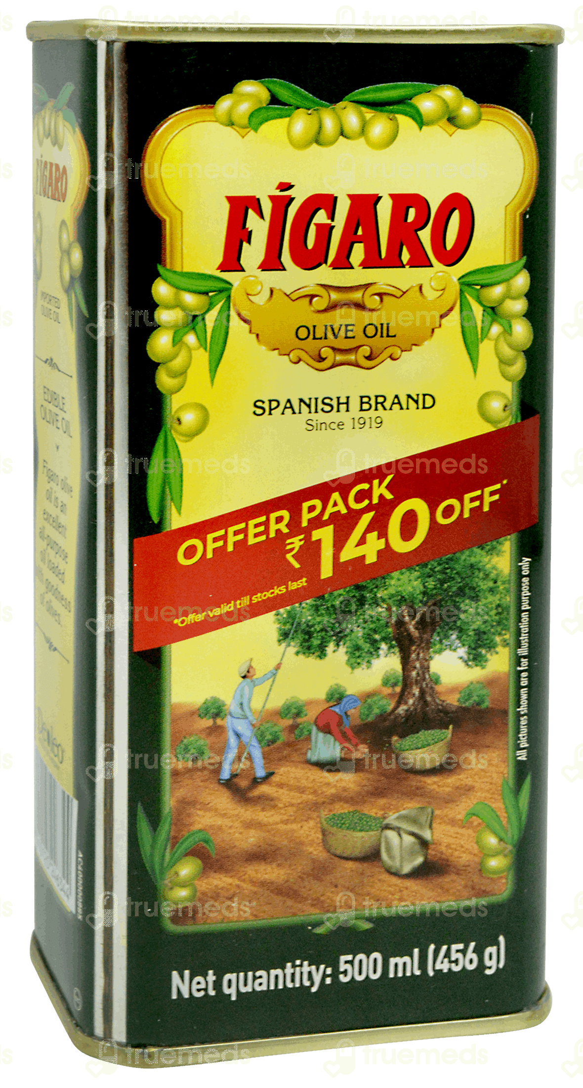 Figaro Olive Oil 500 Ml - Uses, Side Effects, Dosage, Price | Truemeds