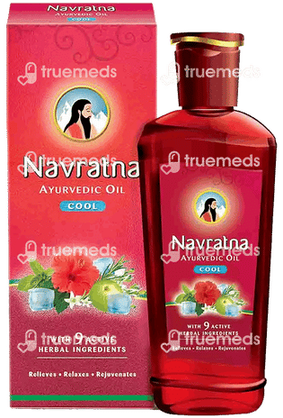 Buy Navratna Ayurvedic Cool Oil 100 ML Online at Truemeds