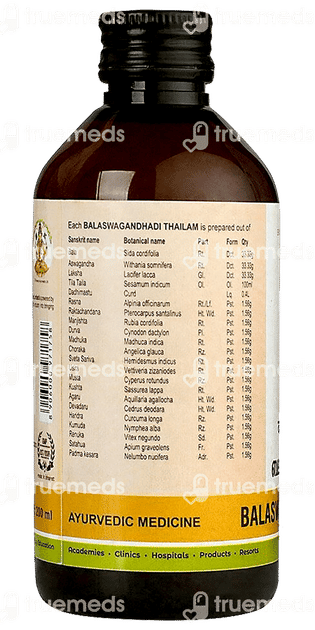 Kerala Ayurveda Balaswagandhadi Thailam 200 Ml - Uses, Side Effects ...