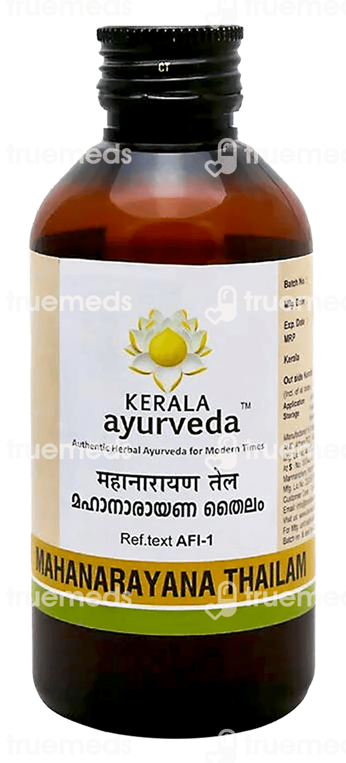 Kerala Ayurveda Mahanarayana Thailam 200 Ml - Uses, Side Effects ...