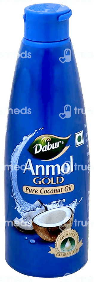 Dabur Anmol Gold Pure Coconut Oil 175 Ml - Uses, Side Effects, Dosage ...