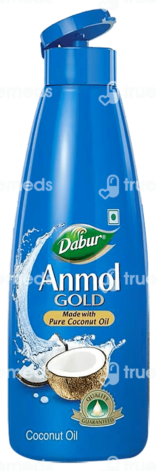 Dabur Anmol Gold Pure Coconut Oil 500 Ml - Uses, Side Effects, Dosage ...