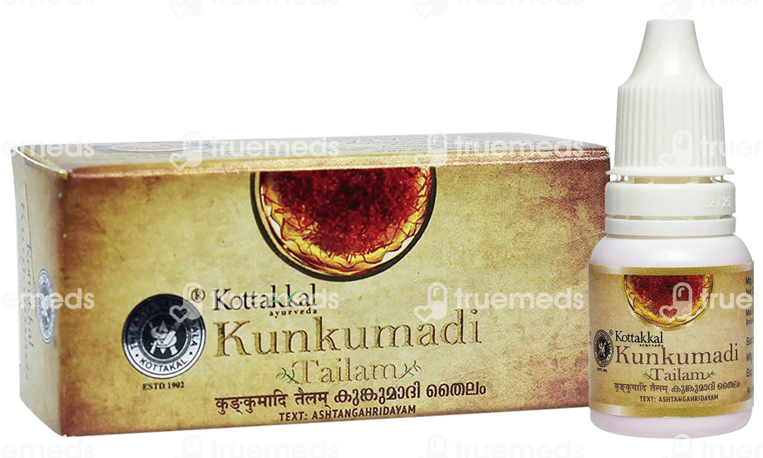 Kottakkal Ayurveda Kunkumadi Tailam 10 Ml - Uses, Side Effects, Dosage, Price | Truemeds