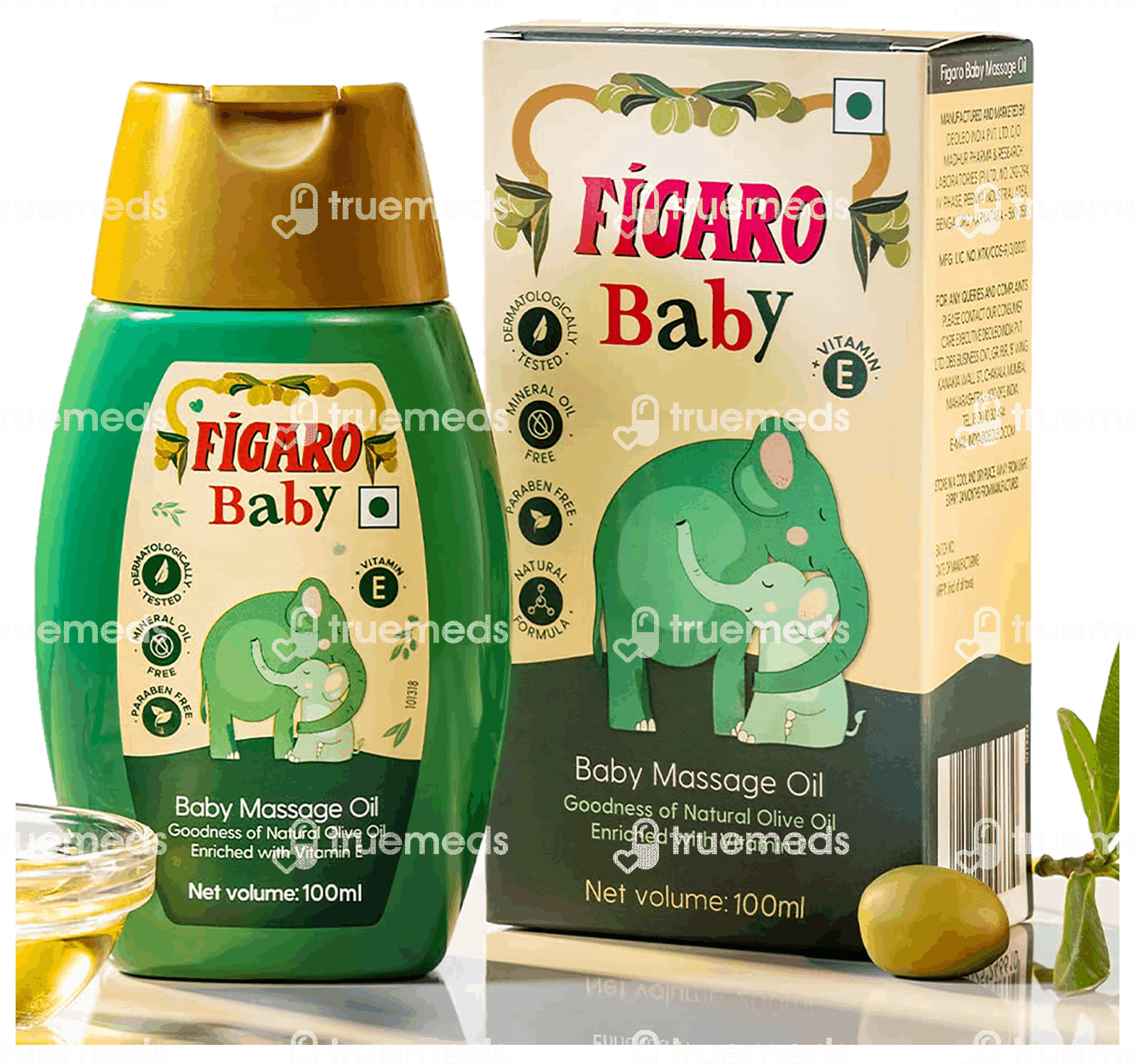 Figaro Baby Massage Oil 100 Ml - Uses, Side Effects, Dosage, Price ...