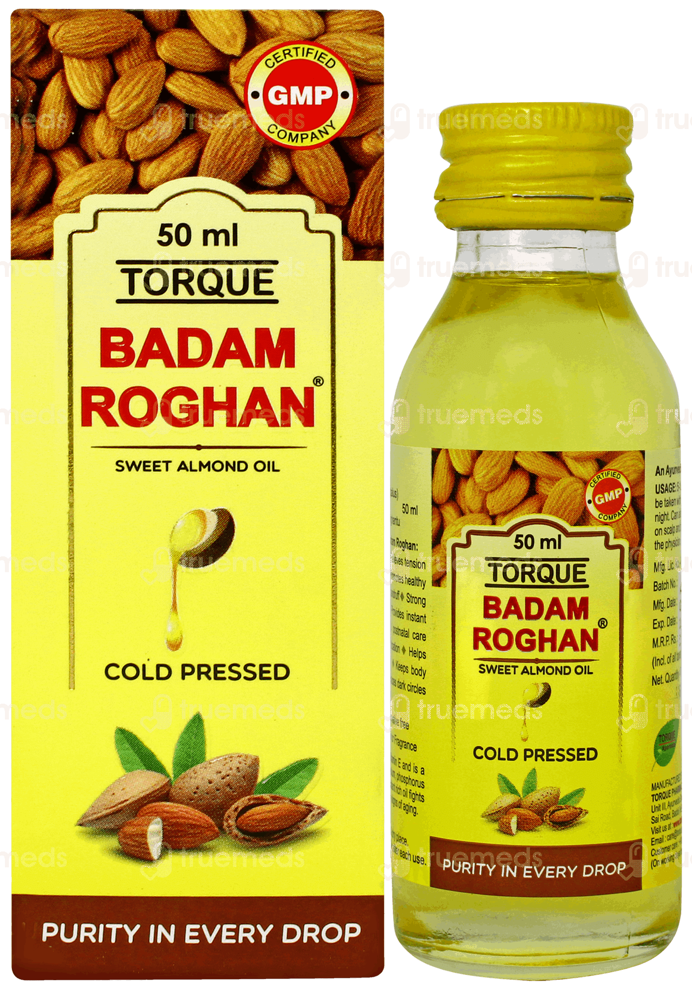 Torque Badam Roghan Oil 50 Ml - Uses, Side Effects, Dosage, Price ...