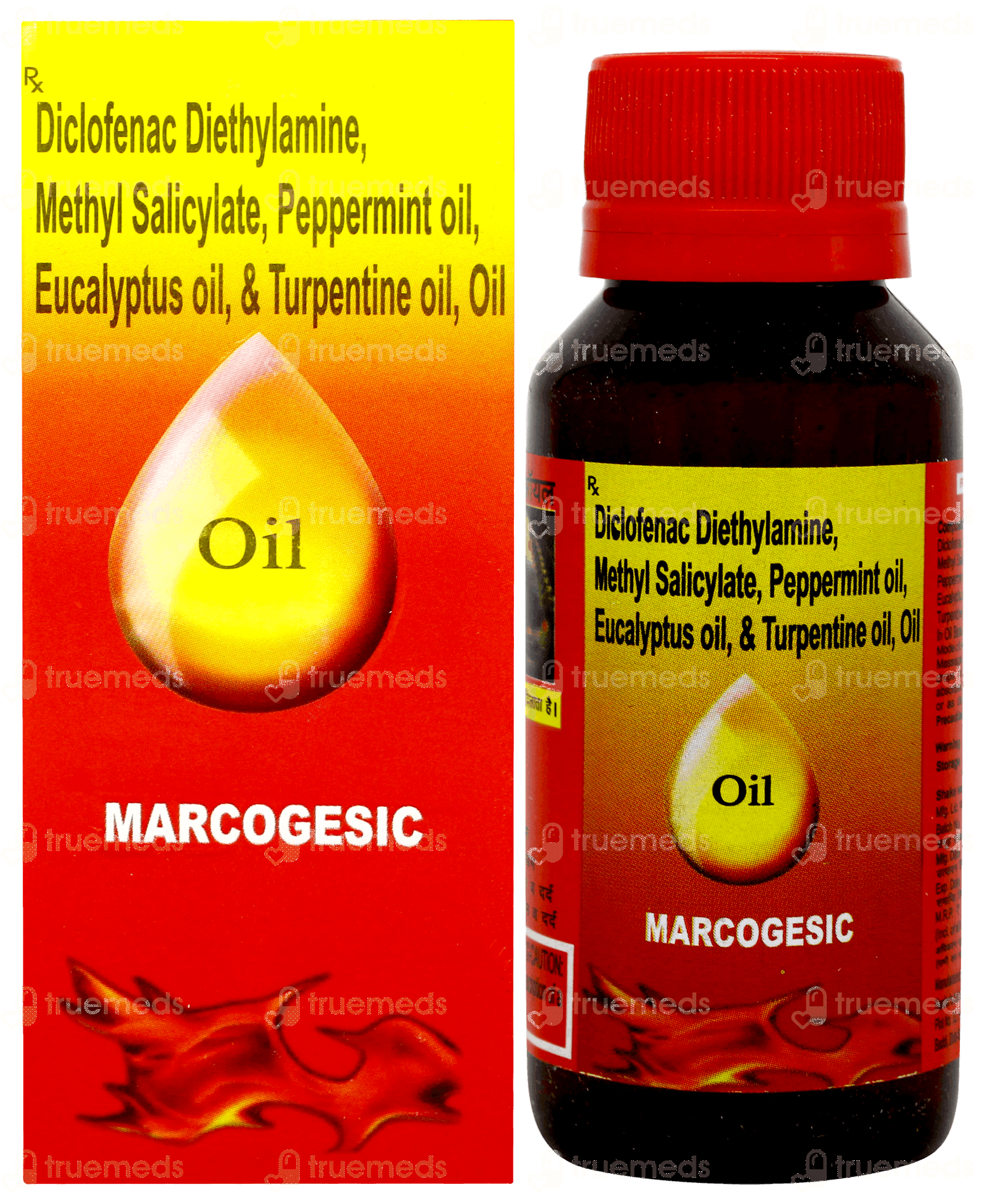 Marcogesic Oil 65ml - Uses, Side Effects, Dosage, Price | Truemeds