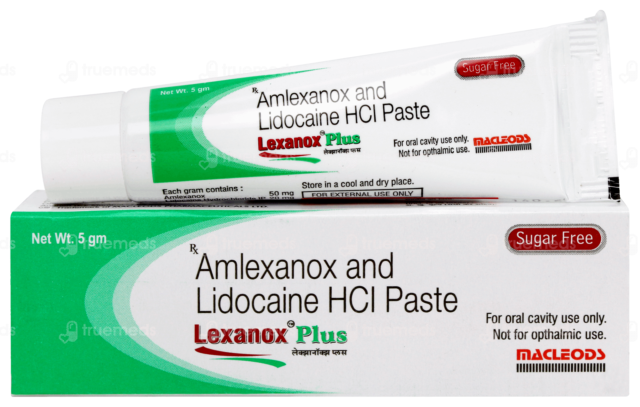 Lexanox Plus Paste 5 GM | Order Lexanox Plus Paste 5 GM Online at Truemeds