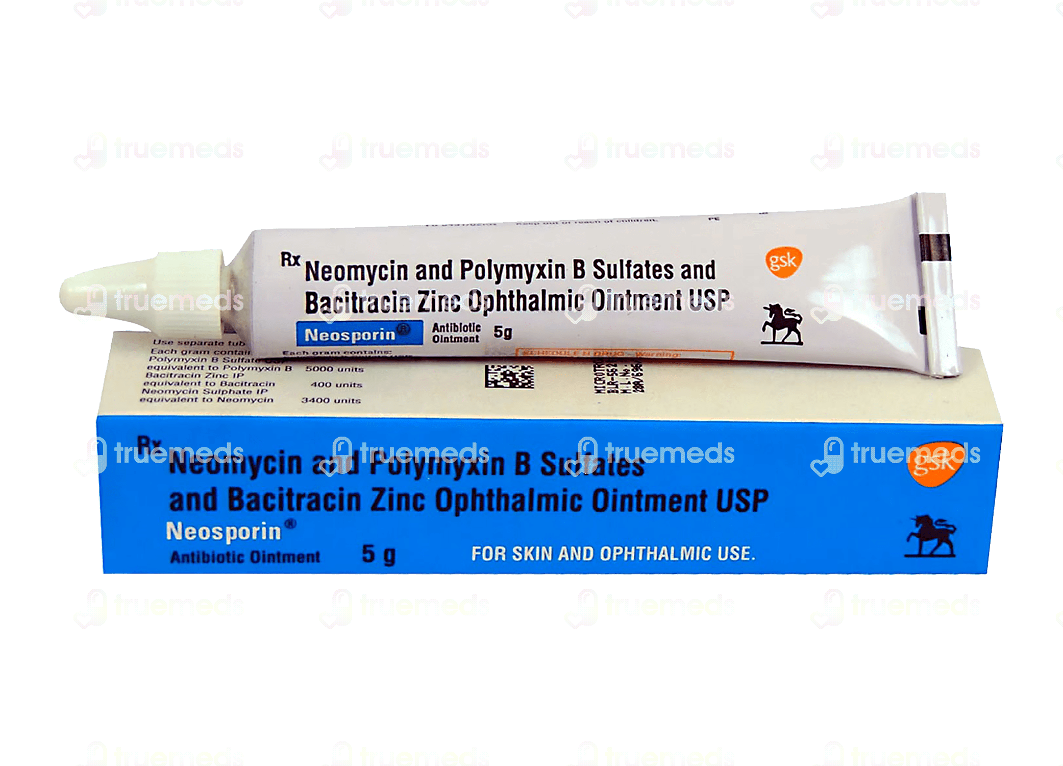 Neosporin 400/3400/5000 IU Ointment 5 GM | Order Neosporin 400/3400 ...