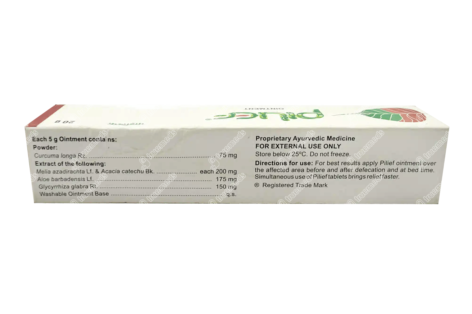 Pilief Ointment 20 GM - Uses, Side Effects, Dosage, Price | Truemeds