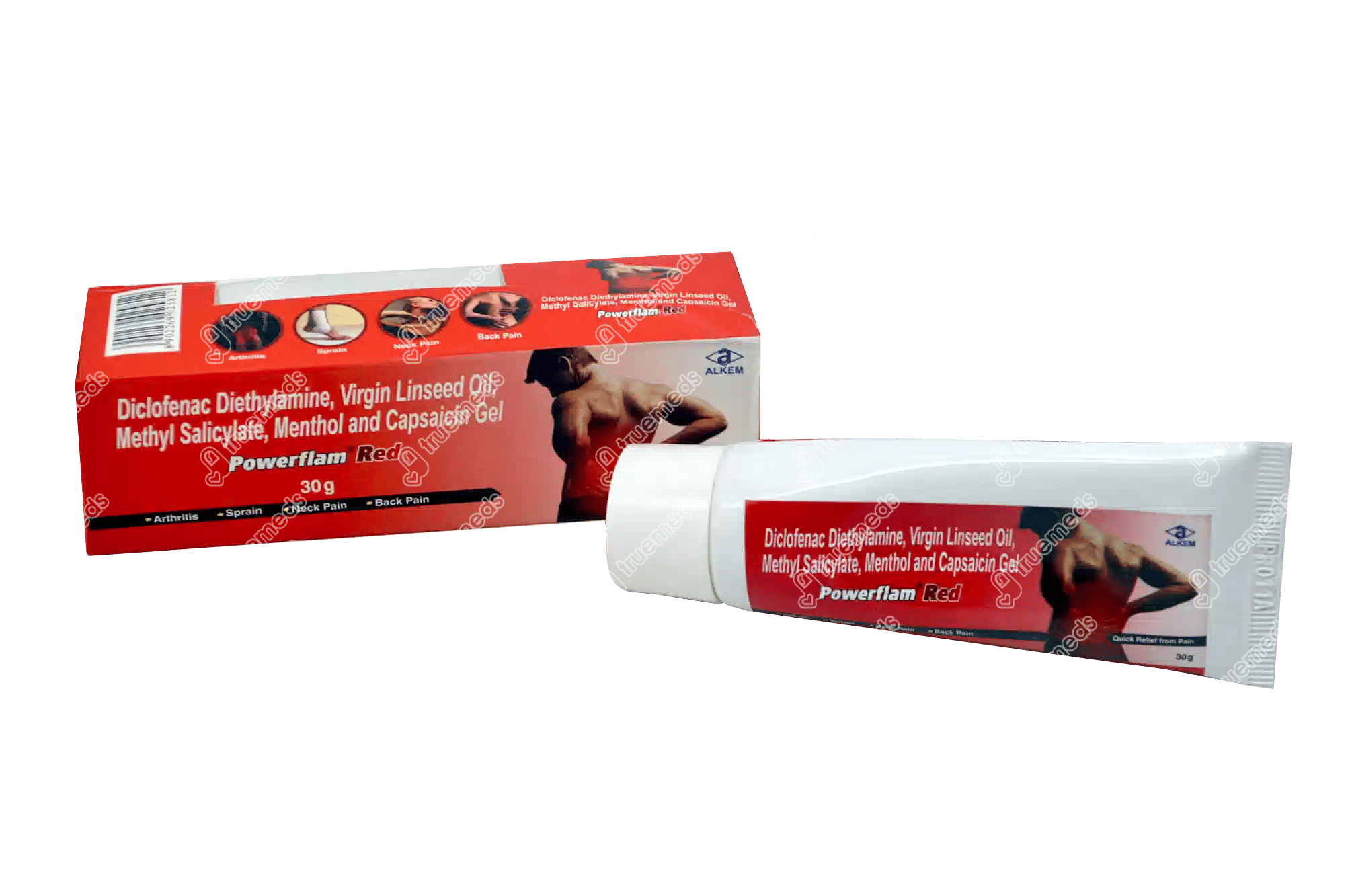 Powerflam Red Gel 30 GM | Order Powerflam Red Gel 30 GM Online at Truemeds