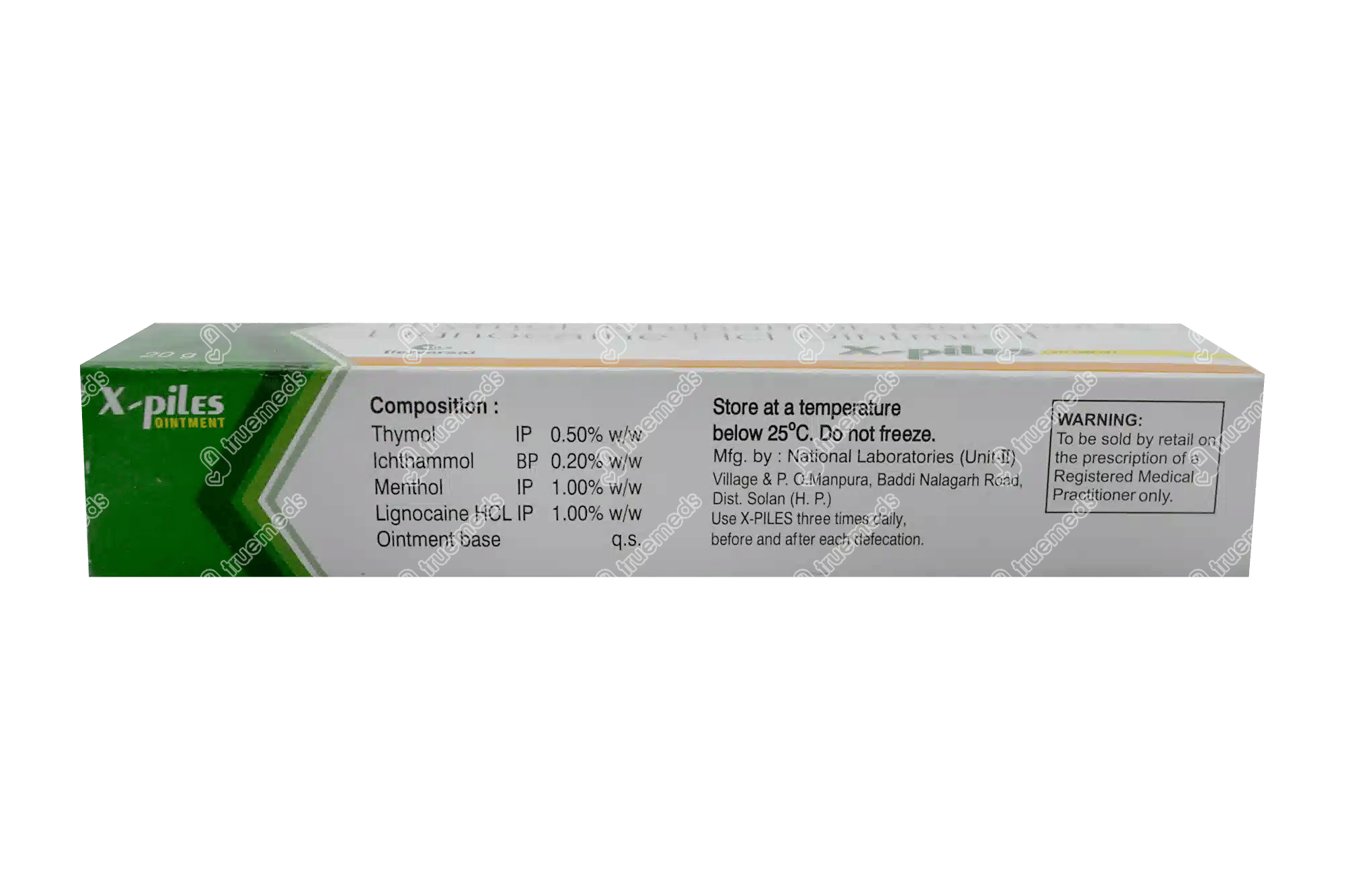 Xpiles Ointment 20 GM - Uses, Side Effects, Dosage, Price | Truemeds