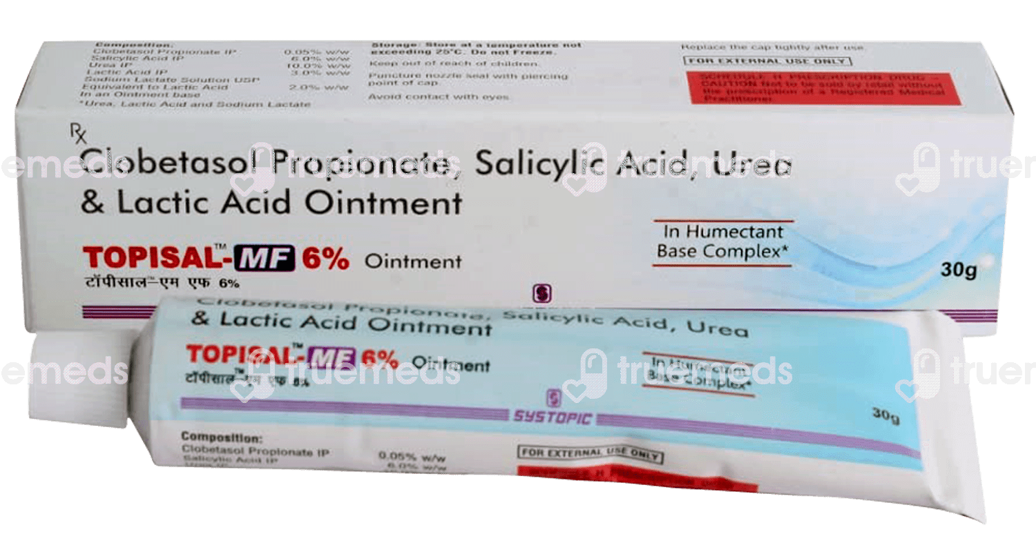 Topisal Mf 6 Ointment 30 Gm - Uses, Side Effects, Dosage, Price | Truemeds