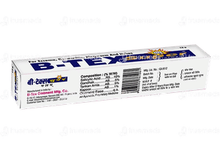 B Tex Super Ointment 12 Gm - Uses, Side Effects, Dosage, Price | Truemeds