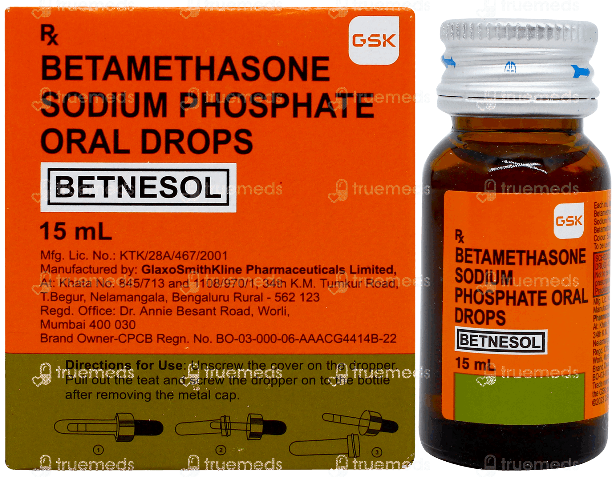 Betnesol 0.5 MG Oral Drops - Uses, Side Effects & Dosage from Truemeds