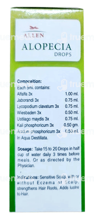 Allen A53 Alopecia Drop 30 Ml - Uses, Side Effects, Dosage, Price ...