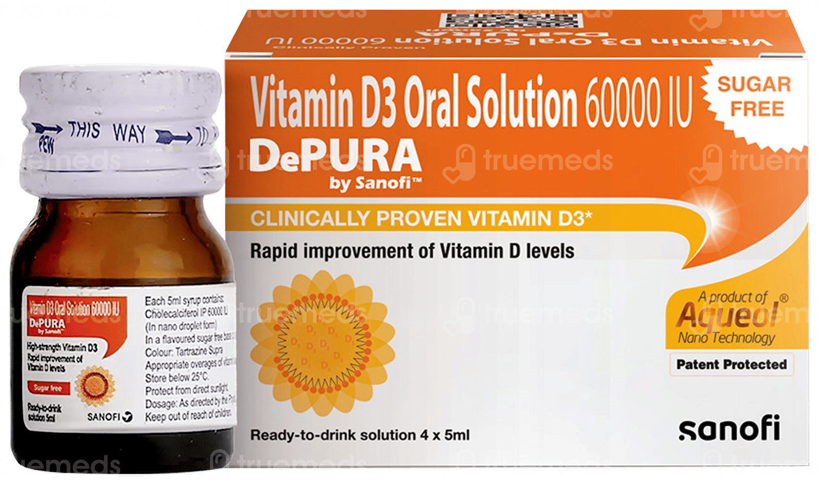 Depura D3 60000 IU Oral Solution Sf: Uses, Side Effects, Price ...