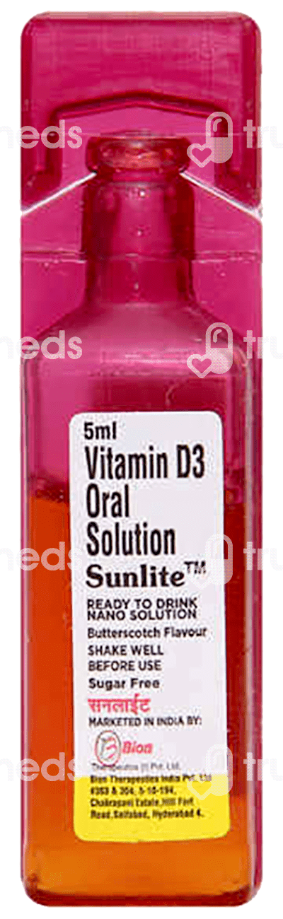 Sunlite Butterscotch Flavour Sugar Free Solution 5ml: Uses, Side ...