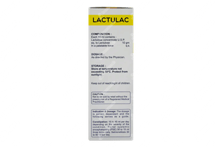 Lactulac 10 Gm Solution 100 Ml - Uses, Side Effects, Dosage, Price ...