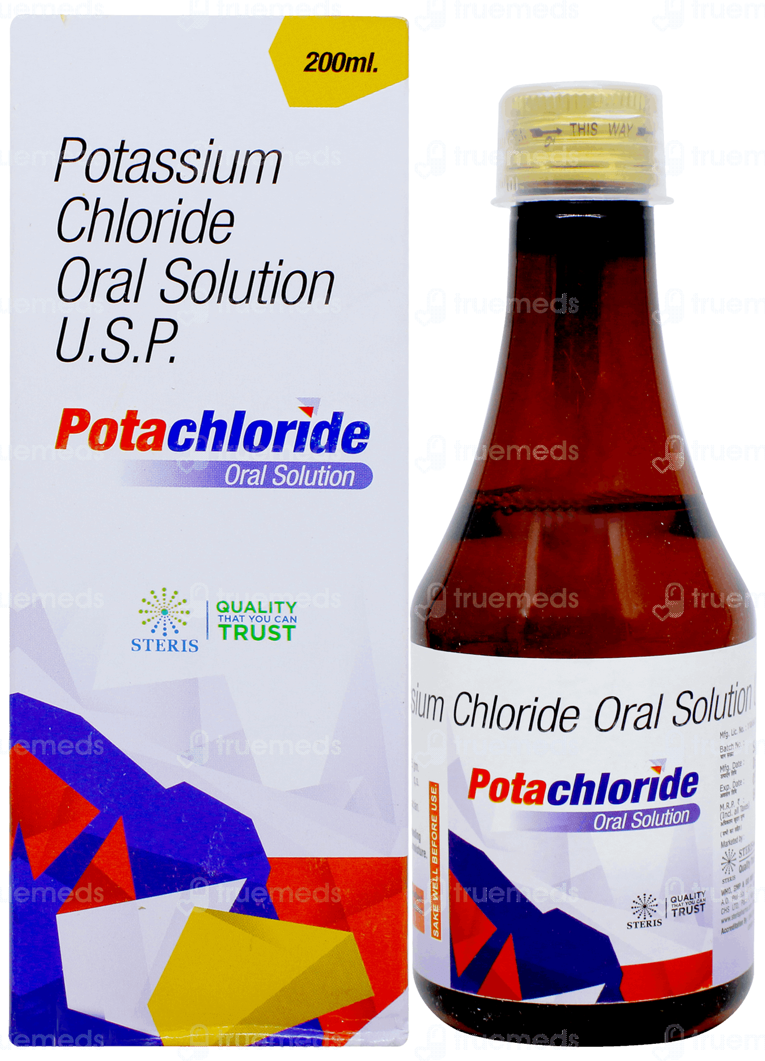 Potachloride Solution 200ml - Uses, Side Effects, Dosage, Price | Truemeds