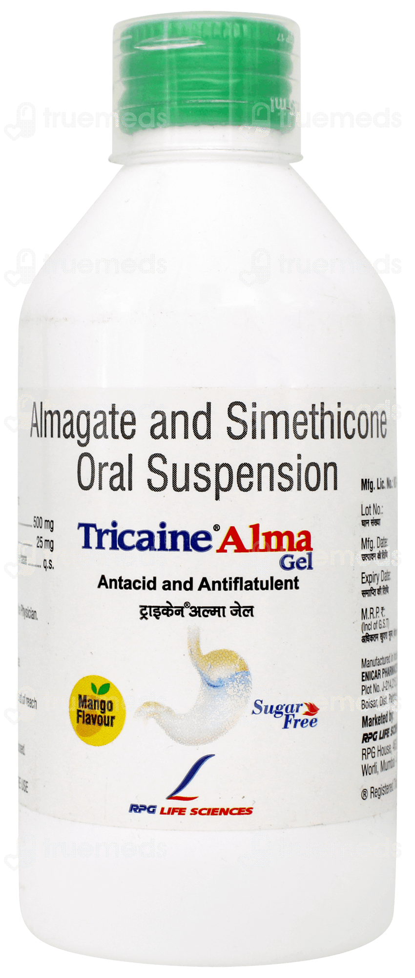 Tricaine Alma Mango Sf Oral Suspension 200 Ml - Uses, Side Effects ...