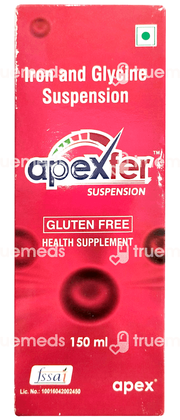 Apexfer Gluten Free Oral Suspension 150 Ml - Uses, Side Effects, Dosage ...