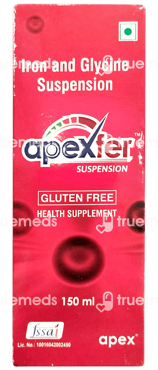 Apexfer Gluten Free Oral Suspension 150 Ml - Uses, Side Effects, Dosage ...
