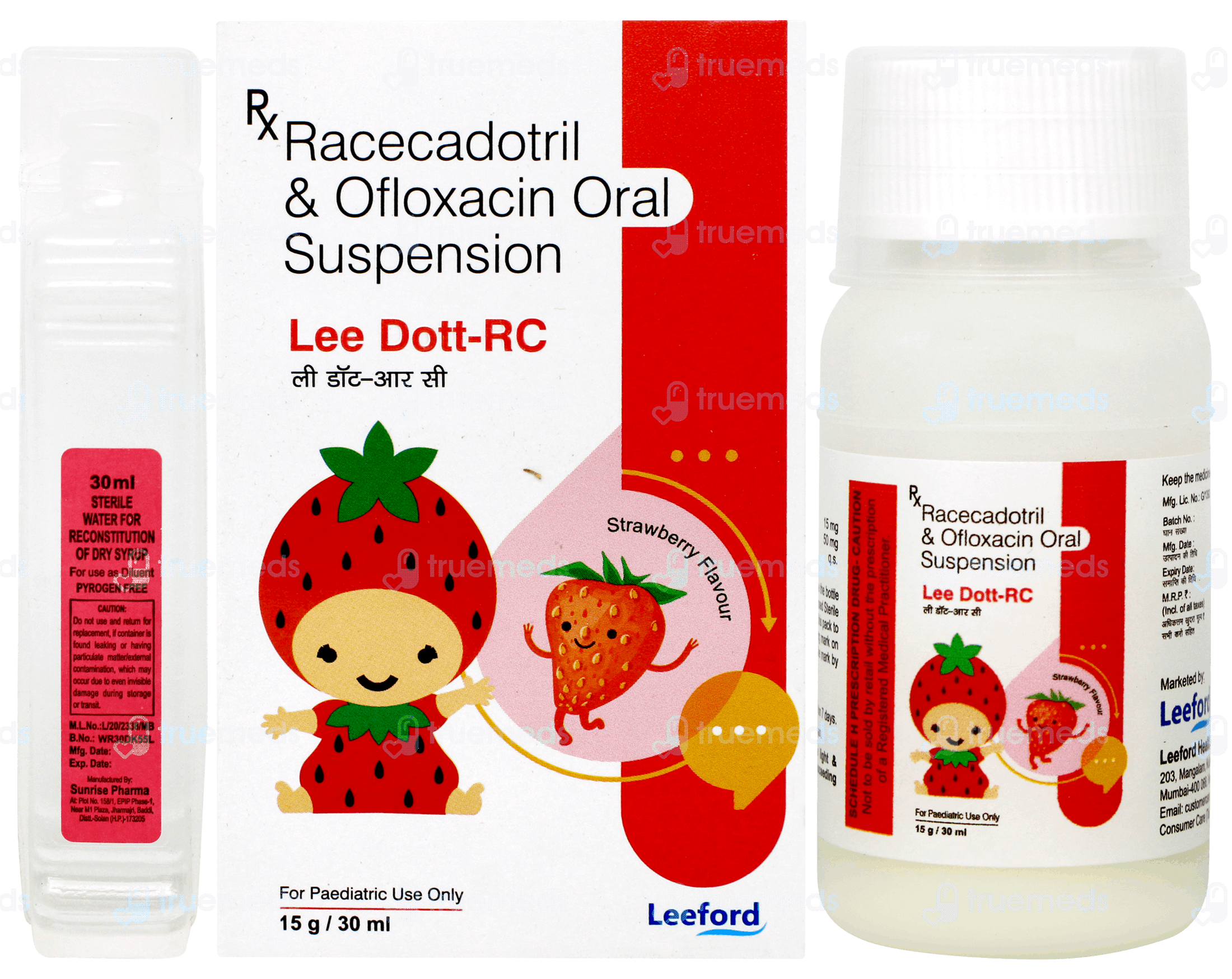 Leedott Rc Strawberry Flavour Oral Suspension 30 Ml - Uses, Side ...