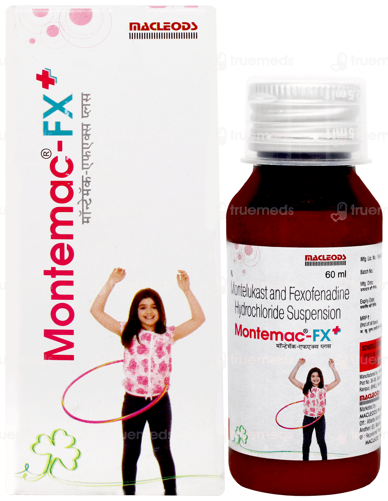 Montemac Fx Suspension 60ml - Uses, Side Effects, Dosage, Price | Truemeds