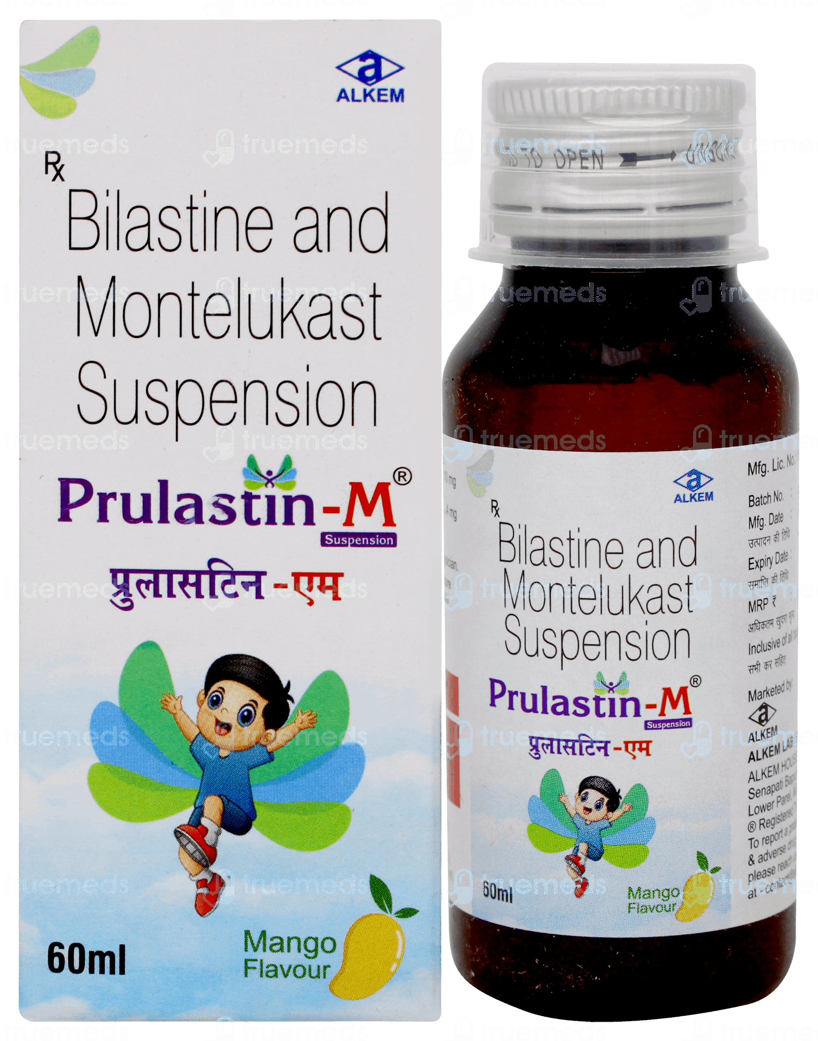 Prulastin M Mango Flavour Suspension 60ml - Uses, Side Effects, Dosage ...