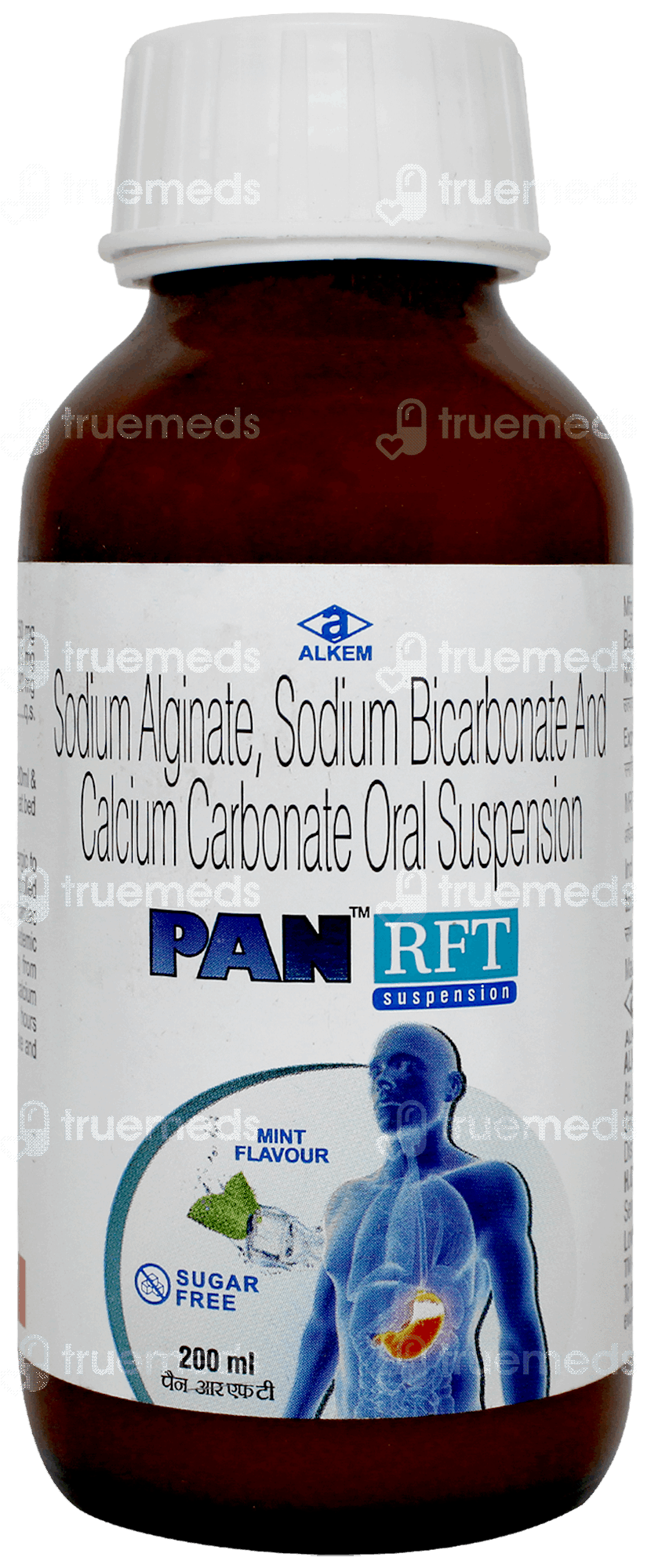 Pan Rft Mint Flavour Sugar Free Suspension 200ml - Uses, Side Effects ...