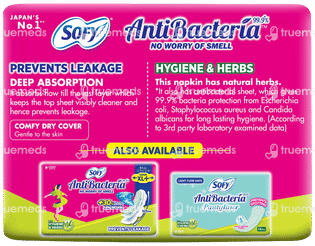 Sofy Antibacteria Extra Long Sanitary Pads Packet Of 28 - Uses, Side ...