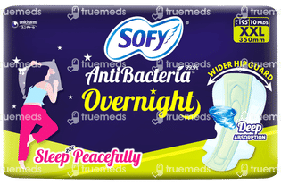 Sofy Antibacteria Overnight Xxl Sanitary Pads Packet Of 10 - Uses, Side ...