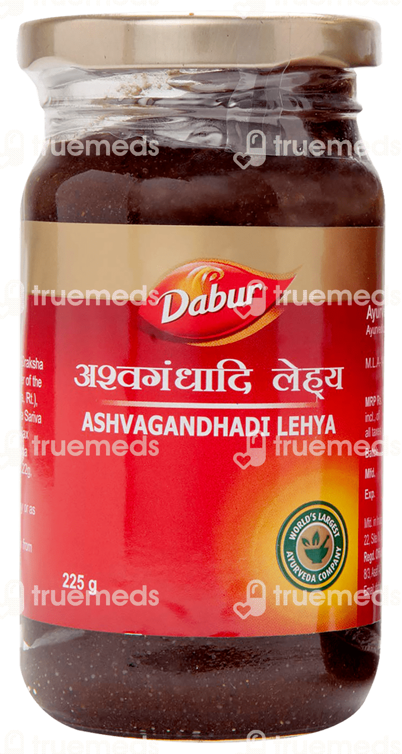 Dabur Ashwagandhadi Lehya 225 Gm - Uses, Side Effects, Dosage, Price ...