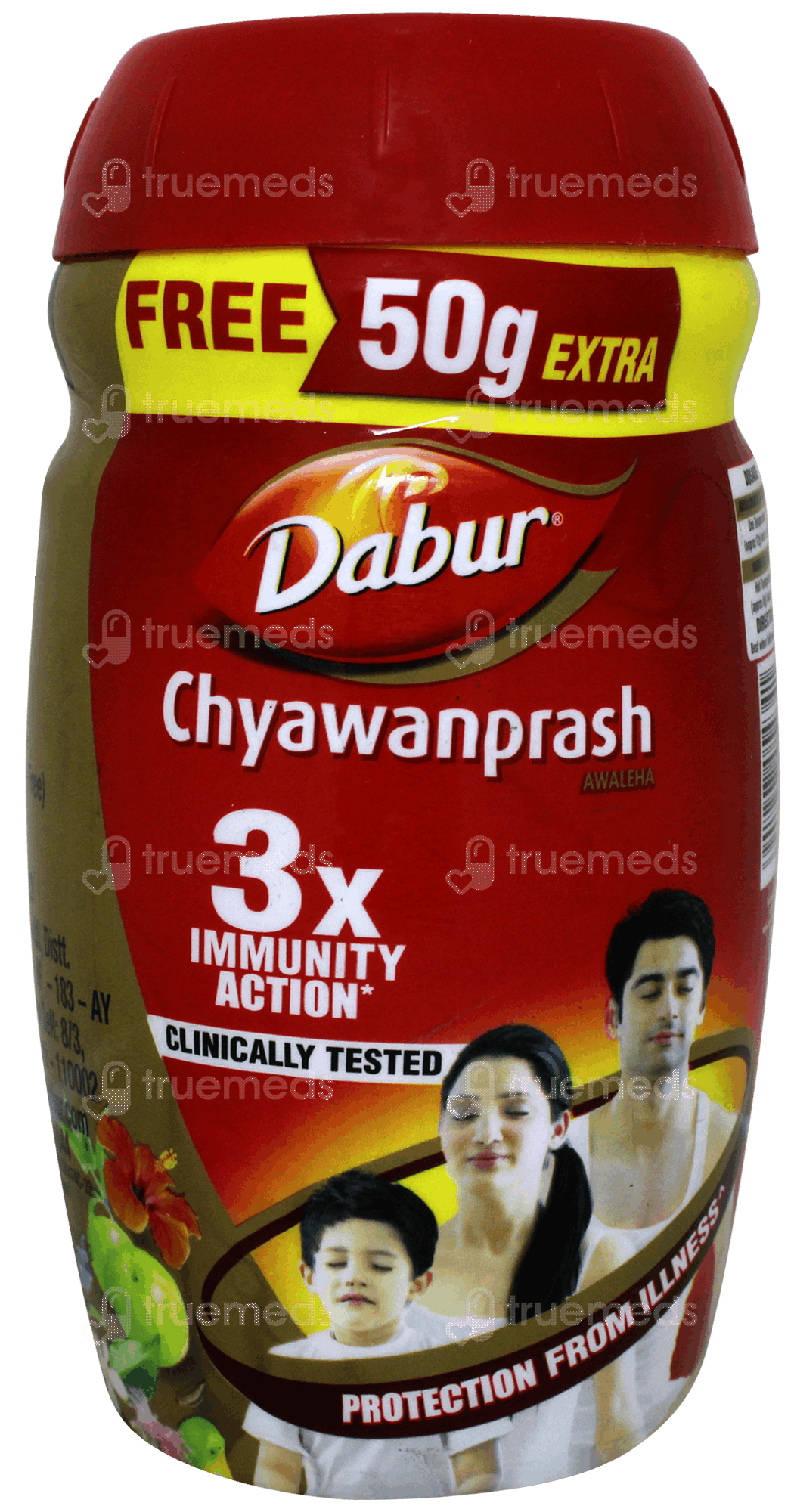 Dabur Chyawanprash Awaleha 3x Immunity Action 450gm 50gm Free - Uses ...