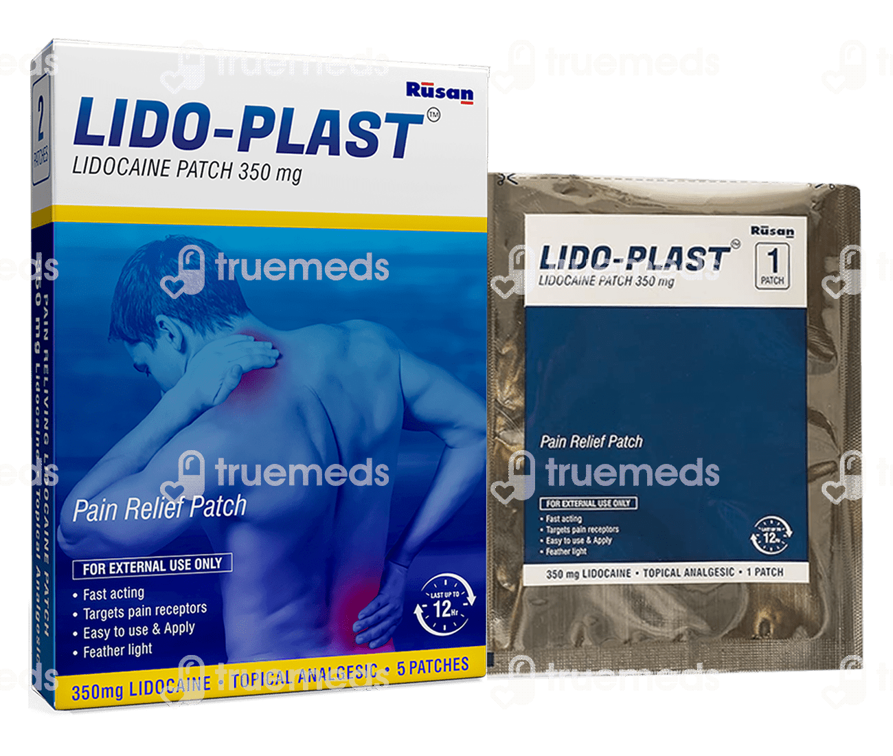 Lido Plast 350 Mg Patch 5 - Uses, Side Effects, Dosage, Price | Truemeds