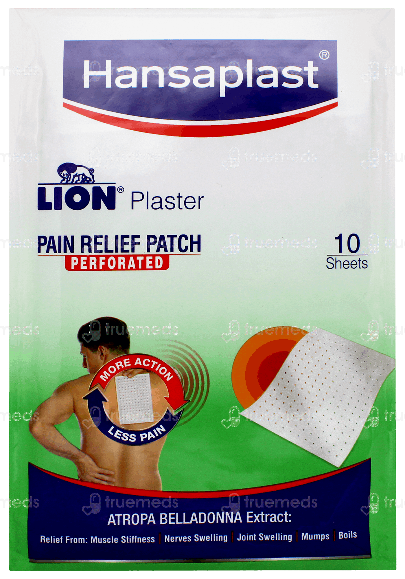 Hansaplast Lion 16cm X 10cm Pain Relief Patch 10 - Uses, Side Effects ...
