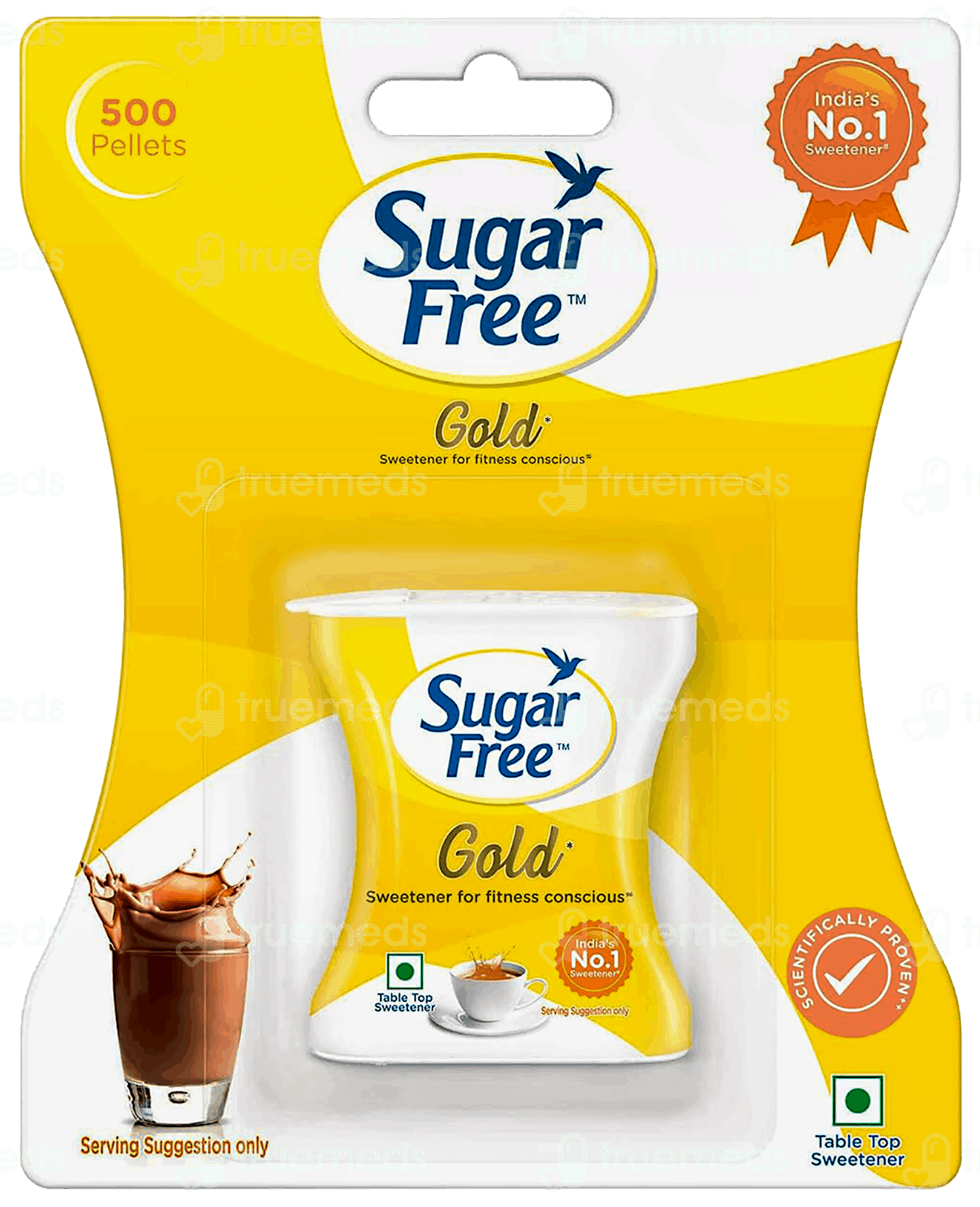 Sugar Free Gold Sweetener For Fitness Conscious 500 Pellets - Uses ...