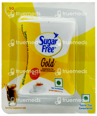 Sugar Free Gold Low Calories Sweetner Pellets 50 - Uses, Side Effects ...