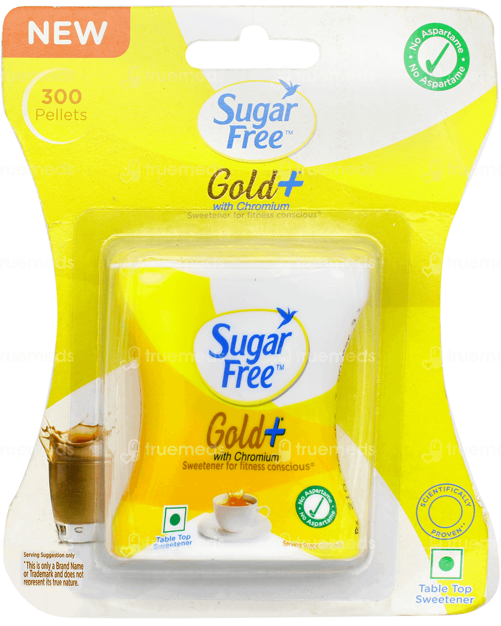 New Sugar Free Gold Plus With Chromium Pellets 300 - Uses, Side Effects ...