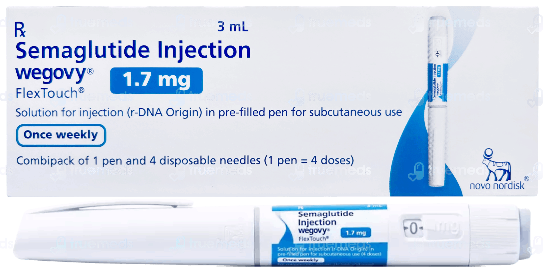 Wegovy 17mg Flextouch Pre Filled Pen 3ml - Uses, Side Effects, Dosage ...