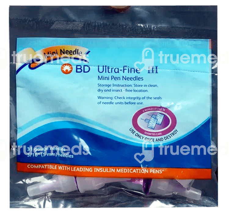 Bd Ultra Fine Pen Needle Easyflow Technology Penta Point Comfort 4mm ...