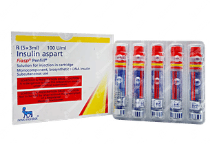 Fiasp 100 Iu Penfill 3 Ml Pack Of 5 - Uses, Side Effects, Dosage, Price | Truemeds